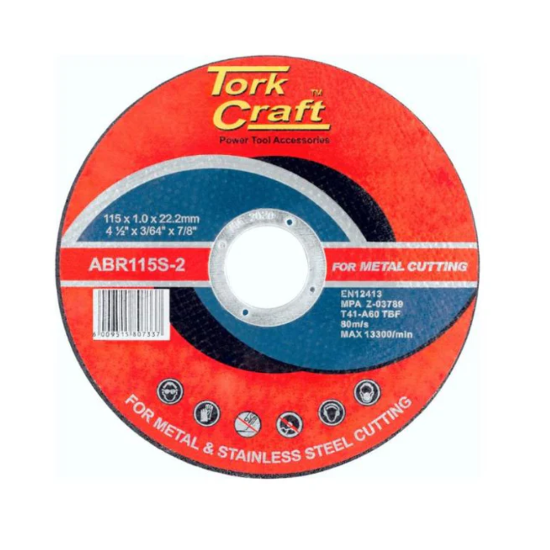 Cutting Disc steel115 X 1.0 X 22.22Mm | Atlas Industrial & Machine Supplies